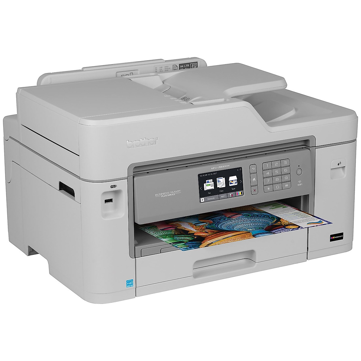 Brother MFC-J5830DW All-in-One Color Inkjet Printer, Wireless Connectivity, Automatic Duplex Printing, Amazon Dash Replenishment Ready