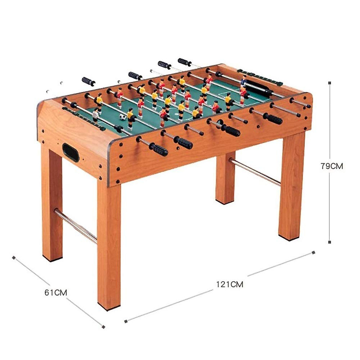 GAOSHENGWUJINGD Foosball Table Game Table Multi Game Table, Combo Game Table W/Soccer, Billiard, Slide Hockey, Wood Foosball Table, Perfect for Game Rooms, Arcades, Bars, Parties, Family Night
