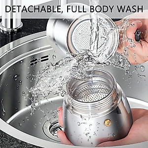 Sutinna Moka Pot, 6 Cup Coffee Making Pot for Home, Stovetop Maker for Great Flavored Strong, Clear ABS Top, default