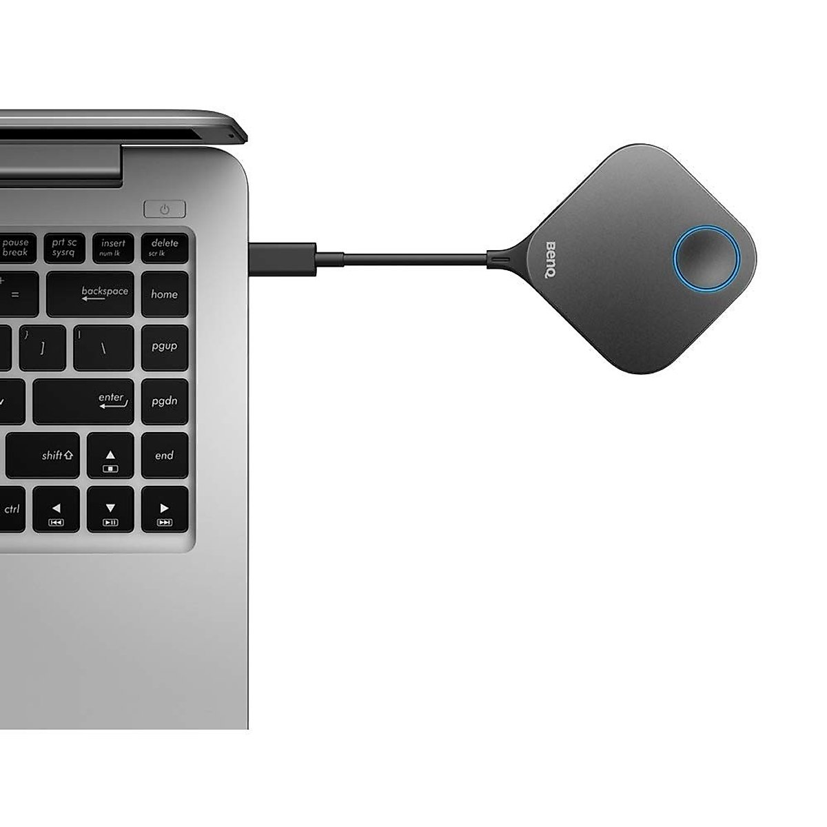 BenQ InstaShow WDC10C Wireless Presentation Screen Mirroring for Meeting Rooms, Enterprise-Grade Security encryption, Includes 2 USB-C transmitters (up to 16)& Holder, 33ft Range, 60fps, no app Needed