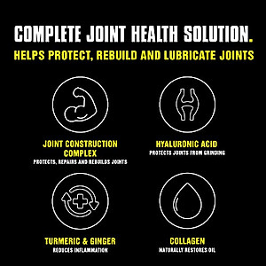 Animal Flex Powder – All-in-one Complete Joint Support Supplement – Contains Collagen, Turmeric Root, Curcumin, Glucosamine & Chondroitin – Helps Repair and Restore Joints – Cherry Flavor, 30 Scoops