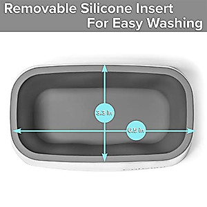 CatGuru Premium Cat Litter Scoop Holder, Scooper Caddy, Scoop Stand Pairs with Any Cat Litter Box and Fits Most Cat Litter Scoops (White)