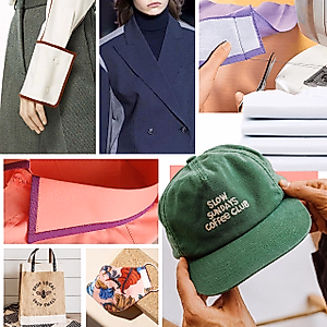 Meneng Fusible Interfacing Medium Weight: 40"x3 Yards White Onesided NonWoven Iron-On Interlining Fabric