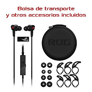 ASUS ROG Cetra in-Ear Gaming Headphones with Active Noise Cancellation (ANC), 10mm ASUS Essence Drivers and USB-C Connector for PC, PS4, Mobile and Nintendo Switch