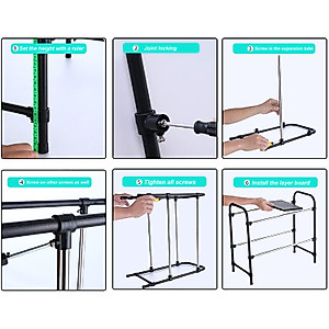 Under Sink Organizer, NEWRAIN 2-Tier Expandable Cabinet Shelf Organizer with Removable Panels, Multi-Use for Under Kitchen Bathroom Sink Organizers and Storage