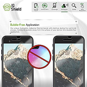 IQShield Screen Protector Compatible with Apple iPhone SE (2020)(2-Pack) Anti-Bubble Clear Film