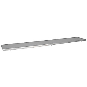 RecPro Concession Shelf Aluminum Drop Down Folding Serving Food Shelf (96" Shelf) | Made in USA