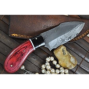 Perkin - Handmade Damascus Steel Hunting Knife - Full Tang