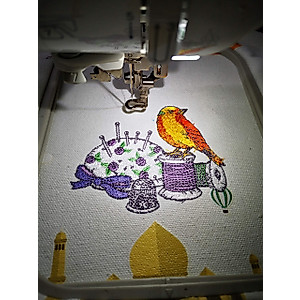 Simthread Embroidery Machine Thread 550 Yards 40 Brother Colors and 2 Metallic Thread Gold&Silver Colors for Embroidery and Sewing