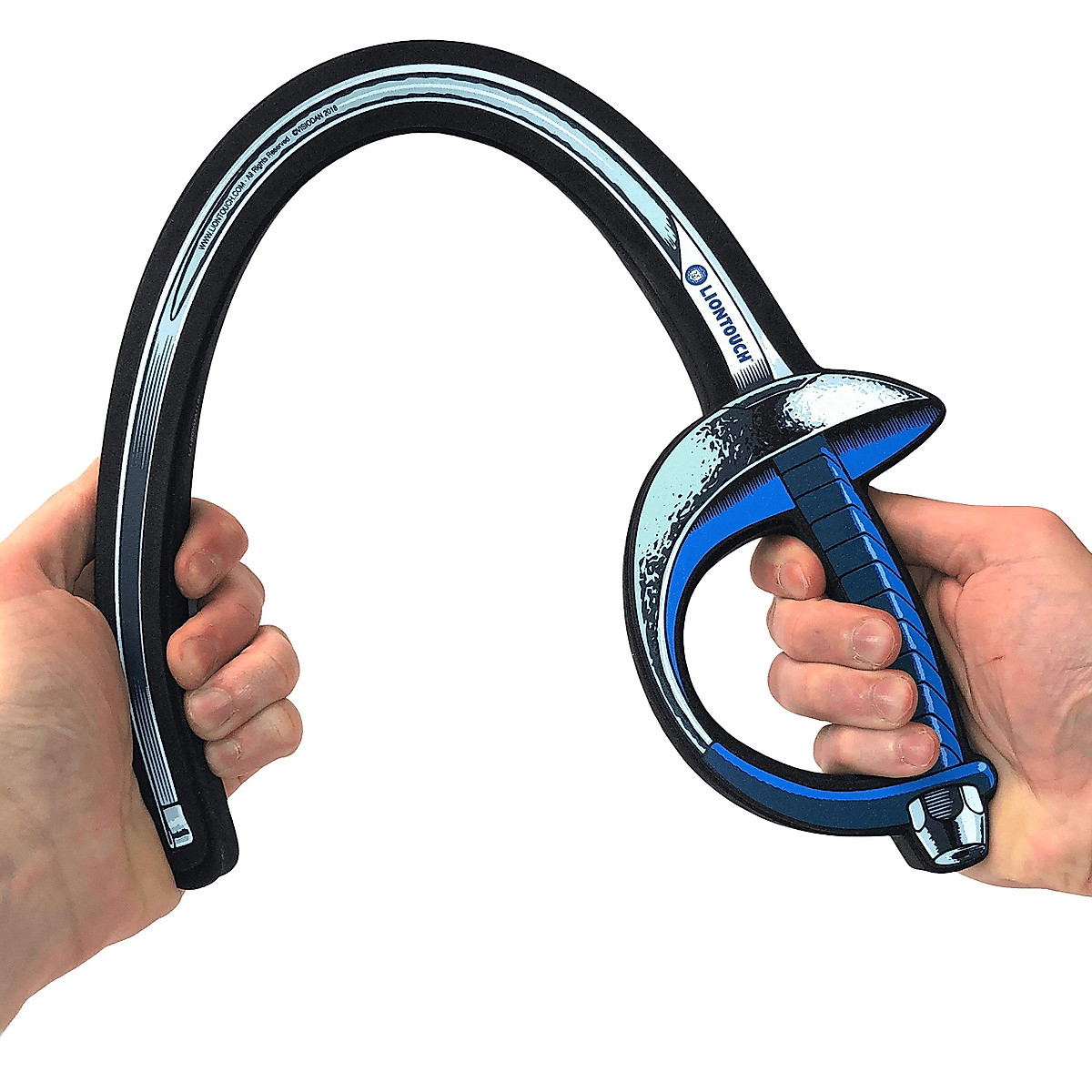 Liontouch Sports Fencing Sabre, Blue | Foam Toy for Kids in Realistic Design | Safe and Playful Introduction Weapon for Young Fencers & Children