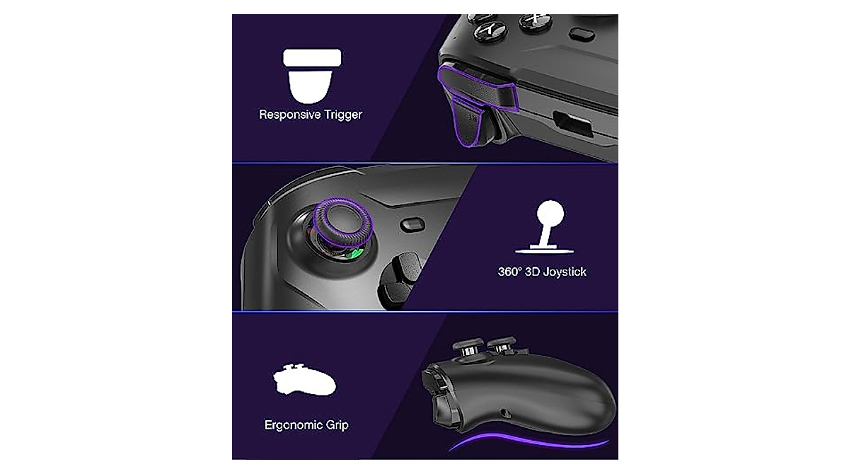 DOBE Wireless Gaming Controller for Steam & PC