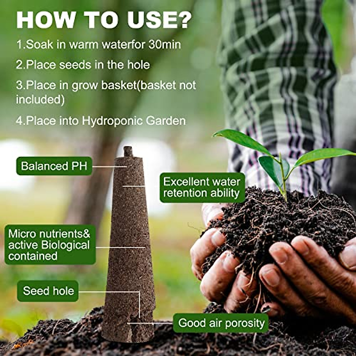 120 Pcs Seed Pod Kit,Plant Germination Kits,Hydroponics Garden Accessories for Hydroponic Growing System, Grow Anything Kit with 30 Grow Sponges, 30 Grow Baskets,30 Pod Labels, 30 Grow Domes (120Pcs)