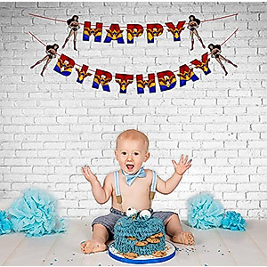 Seyal® W Woman Happy Birthday Banner