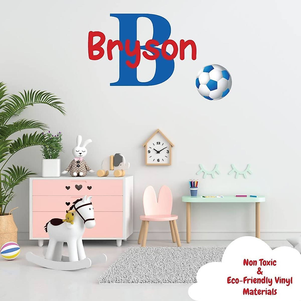 Multiple Font Custom Name Nursery Wall Decal Vinyl Sticker | Home Décor | Custom Kids Room Decal | Bedside Decals | Children’s Room| Car | Laptop