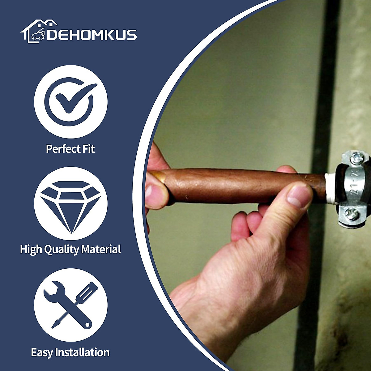 DEHOMKUS 630-7755 Wall Hydrant Repair Kit Compatible with Mansfield Prier Faucet Repair Kit 300 400 500 Series Replacement Pressure Vacuum Breaker Outdoor Faucet Wall Hydrants