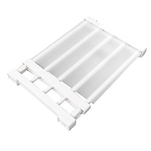 TUORE DIY Cabinet Divider Storage Rack Adding Extra Space Multifunctional Adjustable Cupboard Tension Nailless Expandable Kitchen Shelf for Cabinet (38‑55cm / 15‑21.7in Length)