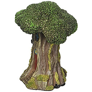 Touch of Nature 55614 Fairy Garden Led Tree House, 6"