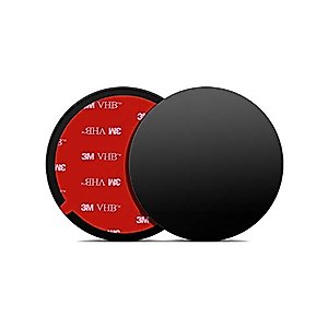3M VHB Sticky Adhesive Pad Replacement for Dashboard/ Dash Cam Suction Cup Mount, 80 mm/3.15" Circle Double Sided