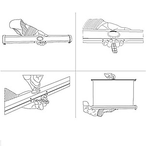 XIONGGG Portable Projector Screen, 50 Inch Diagonal Projection HD 16:9 Projection Pull Up for Indoor Outdoor