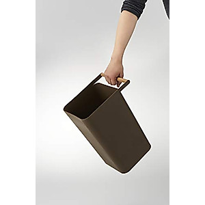 Yamazaki Home 3135 Como Trash Can, Brown, One Size