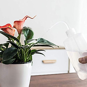ORIMERC 30 Feet Self Watering Wick Cord for Vacation Potted Plants Planter Sitter Auto Waterer Wash Can Bonsai Terrarium Orchids Seedling African Violets and 500ML Watering Bottle for Succulents