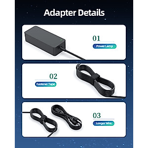 90W AC Charger Fit for HP Spectre 15-eb1097nr 15-eb0000 X360 15-eb0043dx Envy 17m-ae111dx 17-cg0013dx 17m-ae1000 X360 15-es1005tx Laptop Power Cord Supply