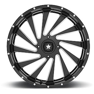 MSA Offroad Wheels MA46 20X7 4X110 G-BLK MILL 00MM - M46-020710M