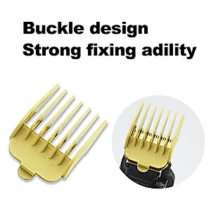 Professional Hair Clipper Guards Guide Combs,from 1/16inch to 1inch(1.5-25mm),Compatible with Wahl Professional Clippers/Trimmer