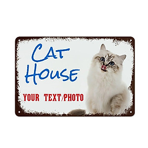 Custom Signs Outdoor Metal,Personalized Street Signs Personalized Plaque Address Signs for Houses With Name Customized Business Signs for Outside for Rent Sign No Weenies Allowed Sign (style 1)