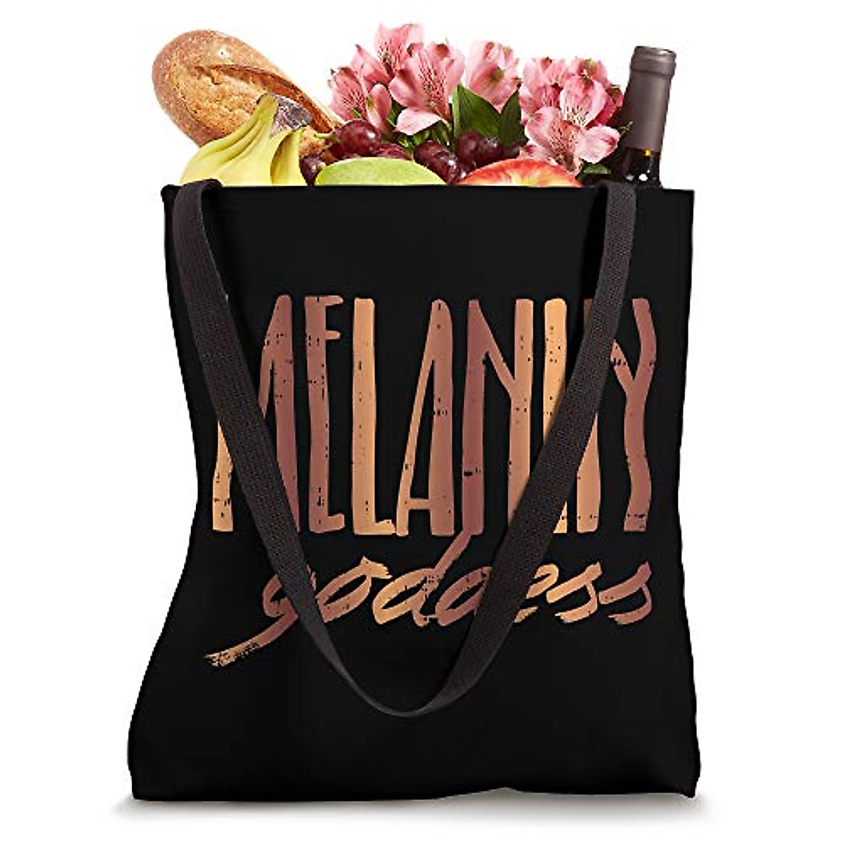 Melanin Goddess Black Queen African American Women Girl Gift Tote Bag