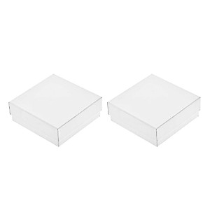 uxcell Centrifuge Tube Freezer Storage Box 100 Places Waterproof Cardboard Cryogenic Holder Rack for 1.5/1.8/2ml Microcentrifuge Tubes, Vials, Samples 2Pcs