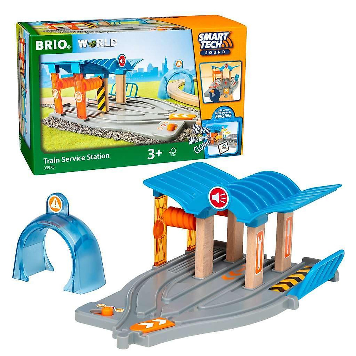 BRIO 33975 Smart Tech Sound Train Service Station