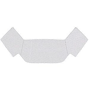 VANNCAMP RV Windshield Cover for Ram Promaster(2014-2023),White with Mirror Cutouts,UV Protection & Privacy Shield,Motorhome Exterior Windshield Cover,Essential RV Accessories