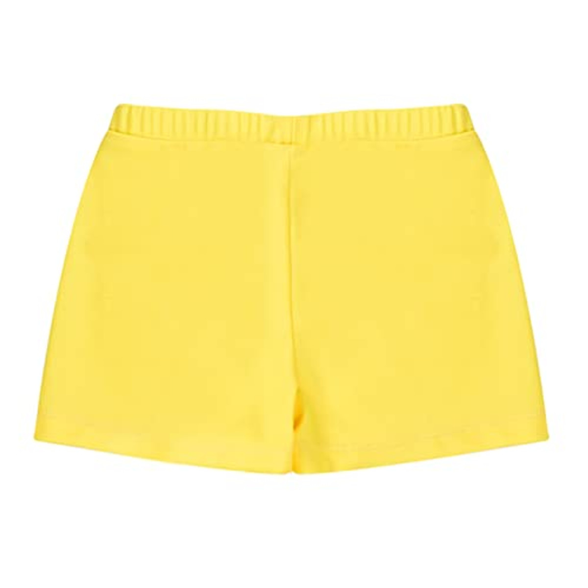 Kaerm Kids Girls Summer Dance Cycling Hot Pants Shorts Gymnastics Dancewear Workout Sportwear Yellow 8 Years