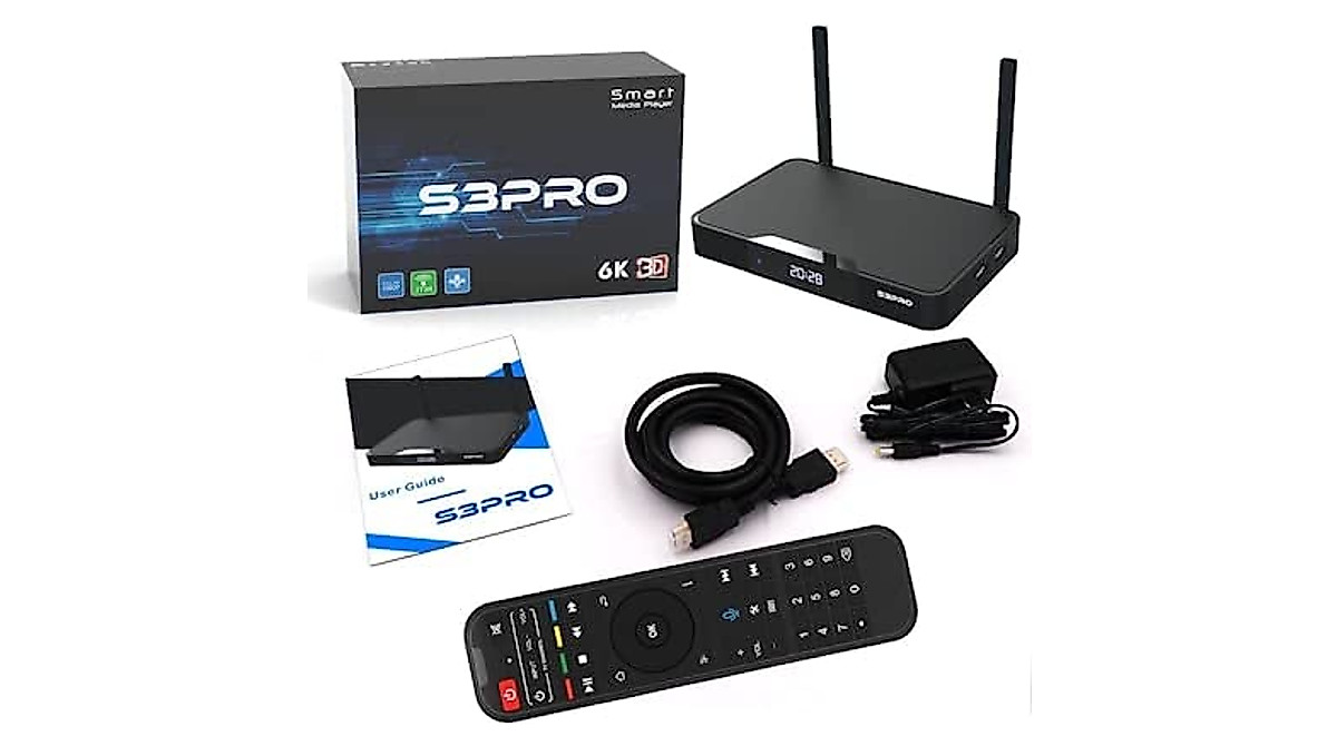 Superbox S3 PRO 2023 - 6K Android TV Box with Voice Remote