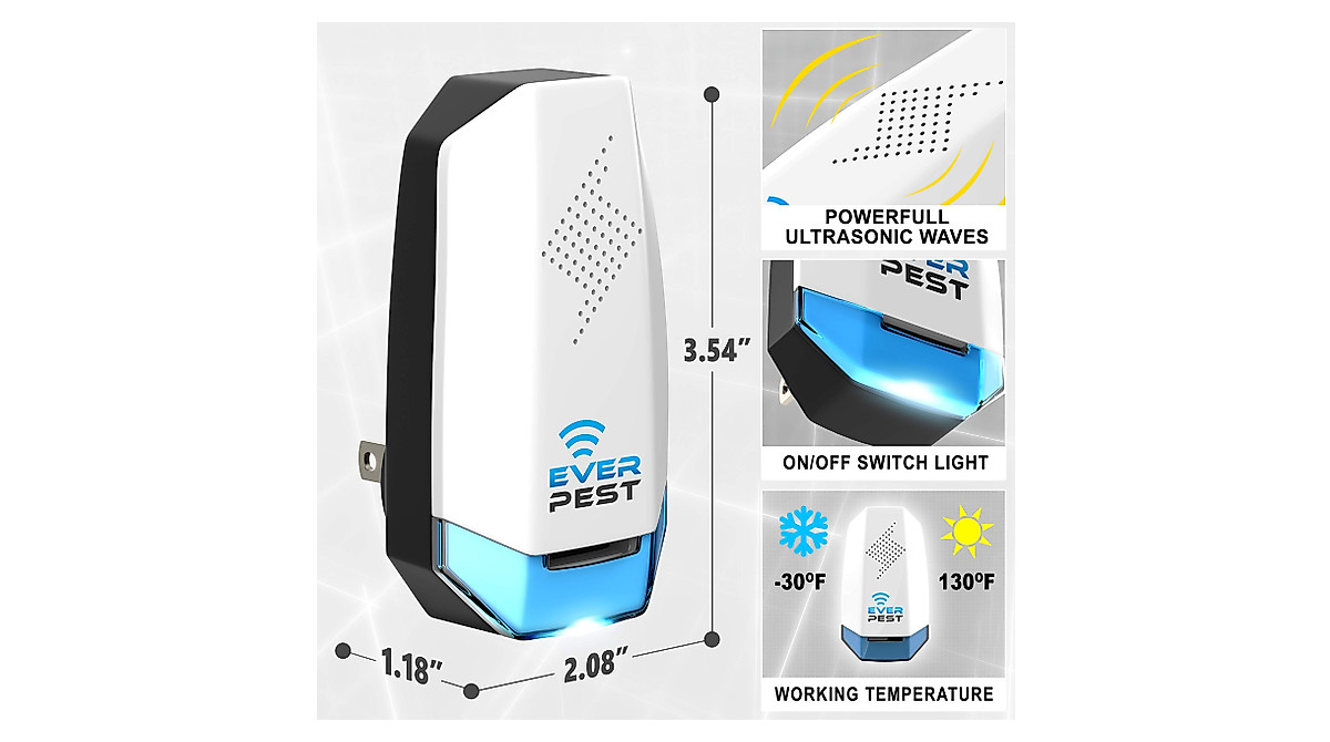 Ultrasonic Pest Control - Effective Bug Defense Plug-in