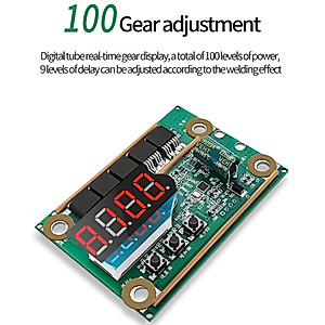 Yuisle Portable Spot Welder Kit for Welding 18650 Battery Spot Device 0.1-0.15mm Nickel Sheet 10-15V Service Power Portable spot Welder Pen