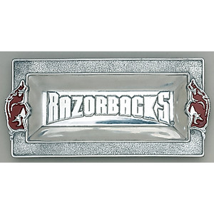 University of Arkansas Razorbacks 6"X12" Serving Tray Arthur Court Designs Aluminum