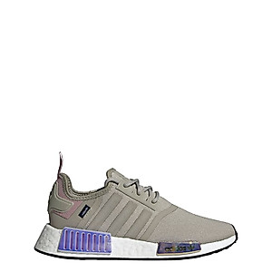 adidas Women's NMD_r1 Sneaker, Feather Grey/Feather Grey/Violet Tone, 6.5