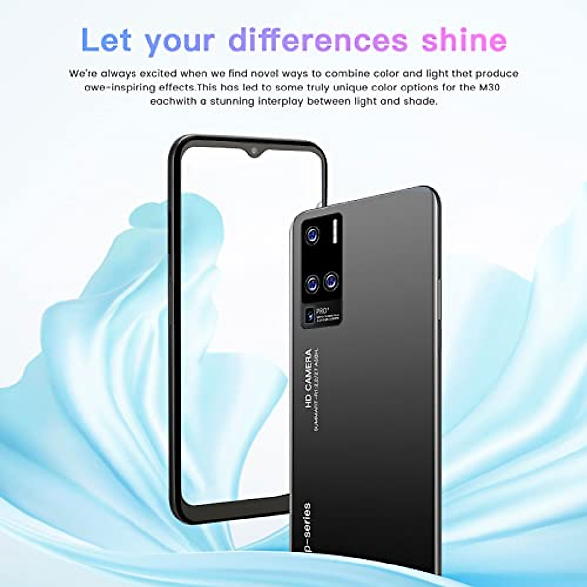 5G Mobile Phone for Android 10.0-1920 X 1080 Inch HD IPS Touch Screen, 10 Core CPU Processor, 6.53 Inch Face Unlocked Smartphone, 6GB RAM 128GB ROM, 8MP+21MP, Ultra Long Standby