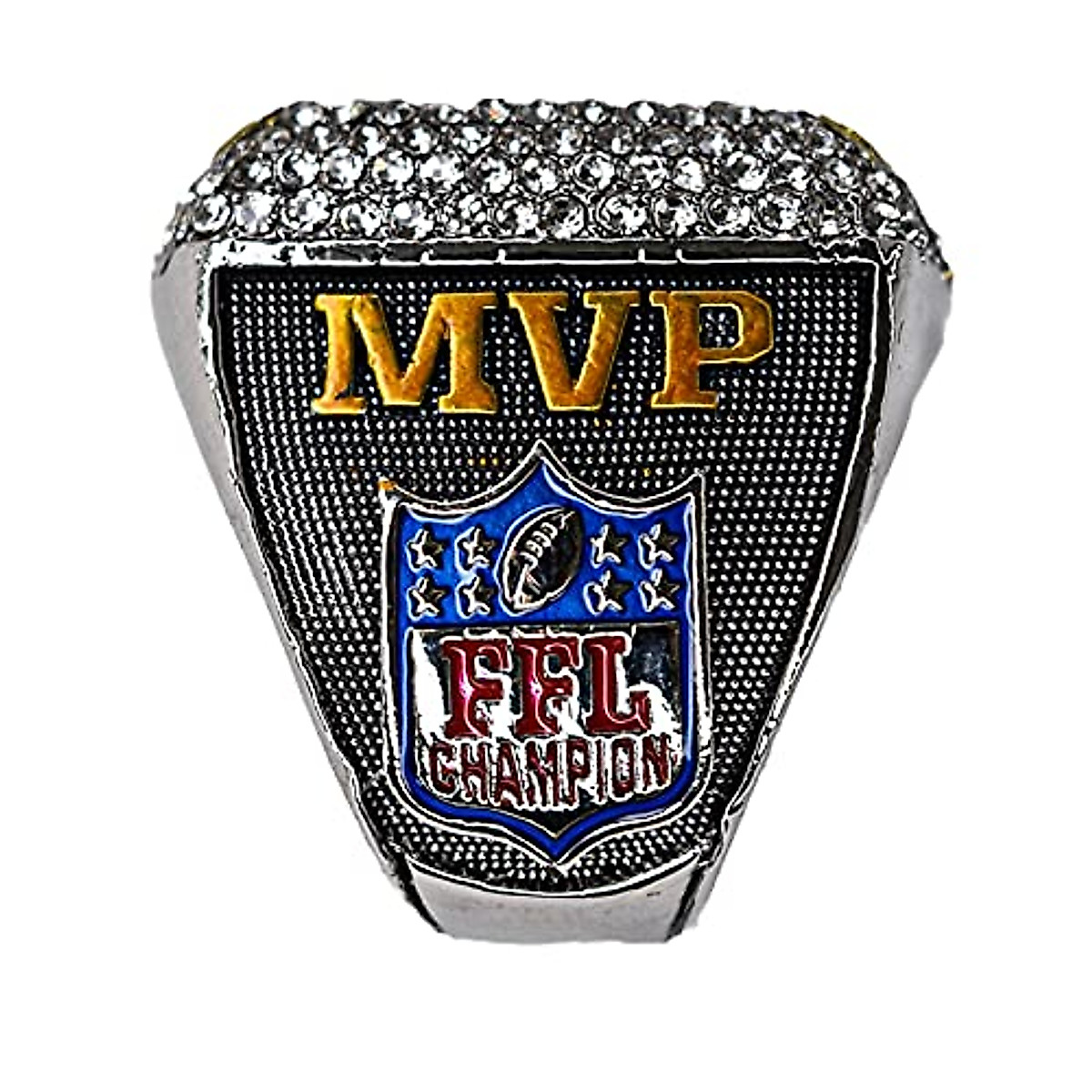 Spire Designs Fantasy Football Championship Ring - FFL Ring with Display Box (10)