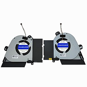Lee_store Replacement New CPU+GPU Cooling Fan for ASUS ROG Zephyrus GU502GW GU502GV GU502GV-BI7N10 GU502LW GU502LW-BI7N6 GU502LV GU502DU GU502LWS Series FLGN and FLG9 98M0121 8XM0311 12V 1A Fan