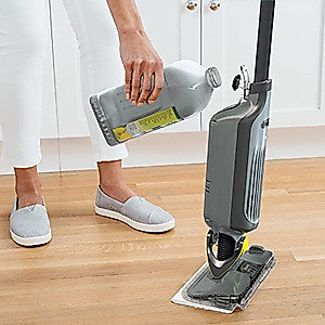 Shark VCD60 VACMOP Disinfectant Cleaner, Lemon Refill 2L Bottle, 4.2 in L x 4.7 in W x 11 in H, Clear