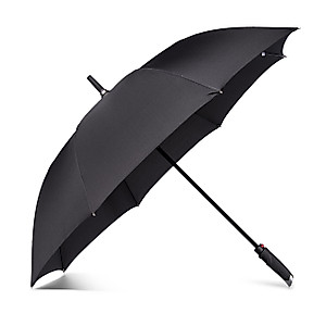 LifeTek New Yorker FX1 Large Umbrella for Rain - 54 Inch Windproof Golf Umbrella Automatic Open Premium Quality Construction Perfect for 2 People Wind Resistant Fast Dry Canopy Strong and Sturdy for Men and Women to Keep You Dry