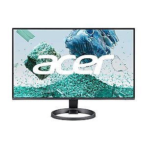 Acer Vero RL272 yii 27” 1920 x 1080 IPS Ultra-Thin Monitor | AMD FreeSync Technology | 75Hz Refresh | 1ms (VRB) | Zero-Frame | Made with 85% PCR & 5% Ocean-Bound Plastics | 2 x HDMI 1.4 Ports & VGA