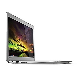 Toshiba CB35-B3330 13.3 Inch Chromebook (Intel Celeron, 2GB, 16GB SSD, Silver) (Renewed)