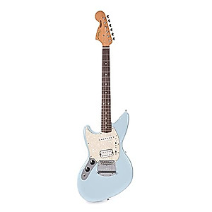 Fender Kurt Cobain Jag-Stang Electric Guitar, with 2-Year Warranty, Sonic Blue, Rosewood Fingerboard, Left-Handed