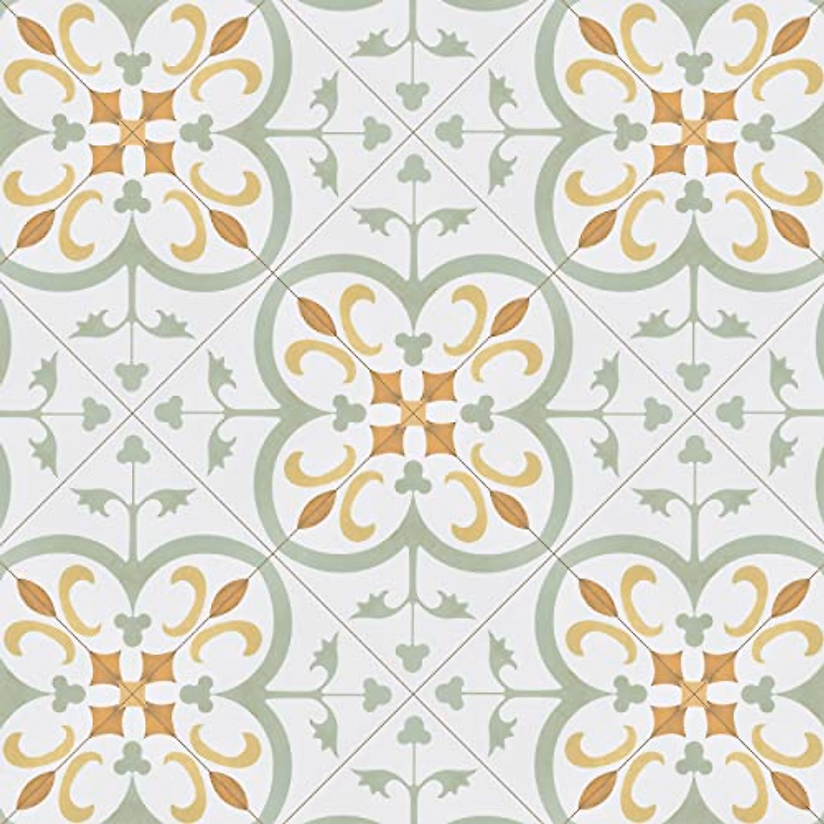 Merola Tile Revival Memory 7-3/4" x 7-3/4" Ceramic Floor and Wall Tile