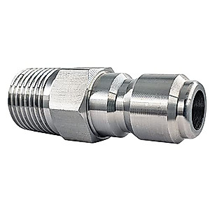 Ultimate Washer 18717 Pressure Washers Stainless Male Nipple, 3/8-Inch, 2-Pack, Replaces Legacy 89222220