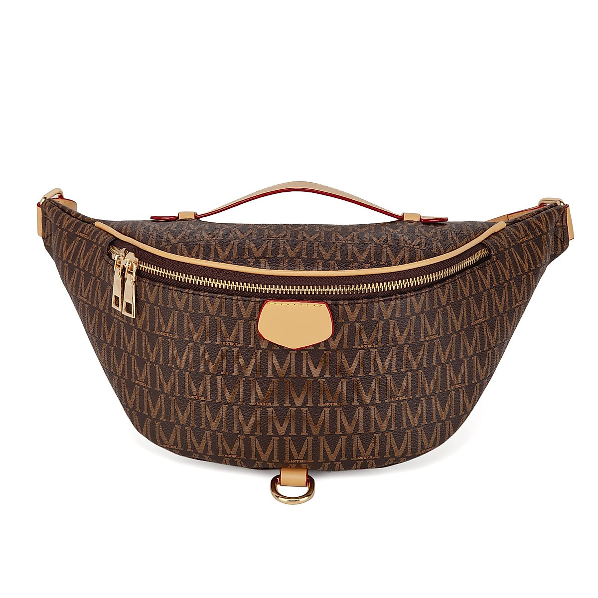 Casual Travel Daypack for Women Sling Chest Backpack Fashion Waist Belt Pack Bags Crossbody Pouch Money Shoulder Purse (Deep-Brown)